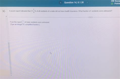 Question 14 6135 HW Score Point Arecent StudyX