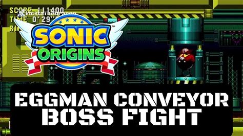 Sonic Origins Sonic Cd Remastered Eggman Conveyor Boss Fight Quartz