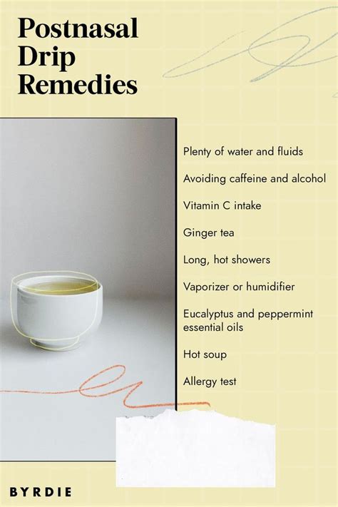 Post Nasal Drip Remedies