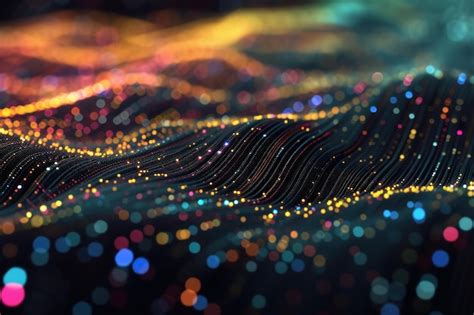 premium photo complex big data visualization generate ai