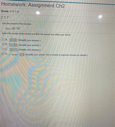 solved homework assignment ch2 score 0 of 1 pt 2 1 5 find