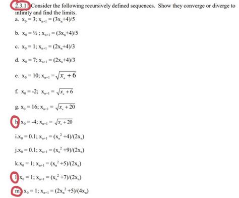 Solved 2311 Consider The Following Recursively Defined
