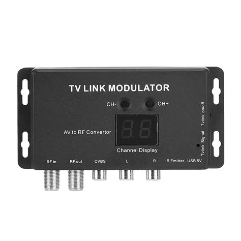 Onever Tv Link Modulator Tm70 Av To Rf Converter Modulator Infrared Return Modulator Mini Home
