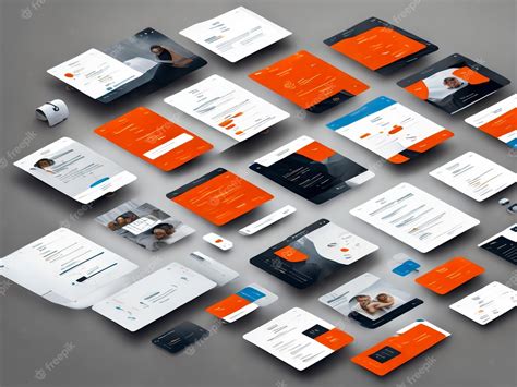 premium ai image modern user interface design template mockups ui ux