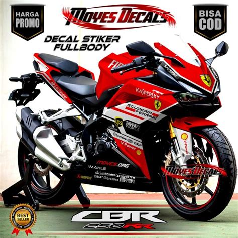 PROMO COD DECAL CBR 250 RR FULL BODY DECAL STICKER NEW CBR