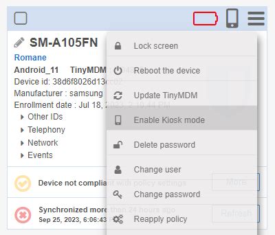 Disable Restore The Kiosk Mode With TinyMDM Help Resources TinyMDM
