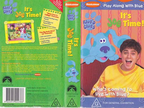 Blues Clues Its Joe Time Vhs Video Pal A Rare Find Ebay 15235 The