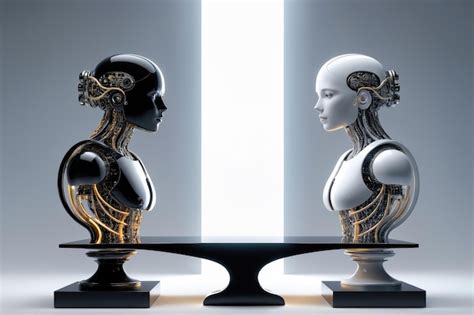 premium ai image creative vision ai moral dilemma on display ai generated