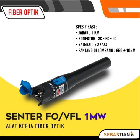 Jual 𝗛𝗶𝗴𝗵 𝗤𝘂𝗮𝗹𝗶𝘁𝘆 Visual Fault Locator Vfl Fo Optik Senter Optik