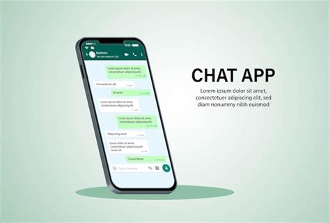 Premium Vector Mobile Chat App Ui And Ux Concept Vector Mockup In