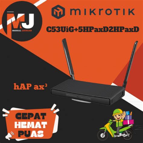 Jual Mikrotik Hap Ax³ C53uig 5hpaxd2hpaxd Router Gen 6 Wireless 2 5 Gigabit Ethernet Poe