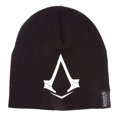 Assassins Creed Syndicate Logo Beanie Schwarz Elbenwald