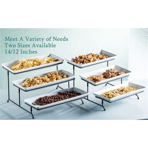 Platter Stand Dish Shelf Serving Tray Rack For Dessert Tray Fruit Platter Cake Display Stand