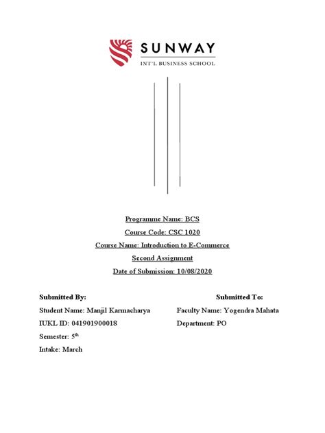 E Commerce 2nd Assignment Manjil Pdf Debit Card E Commerce