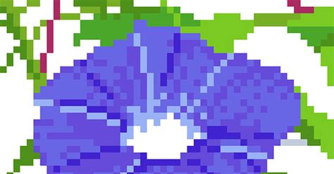 ドット絵 あさがお Cobby（コビー）のイラスト Pixiv