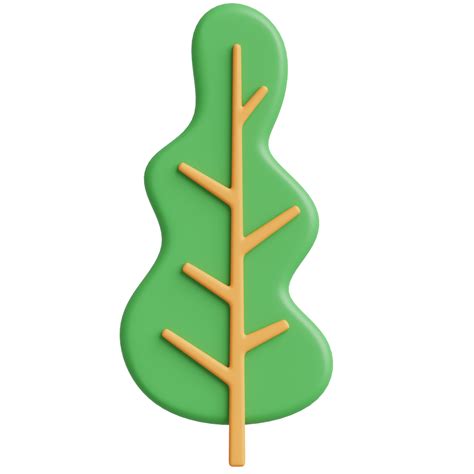 D Green Tree D Render Illustration PNG