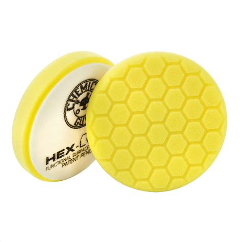 Hex-Logic Heavy Cutting Pad Yellow 5″ – Shine Guys