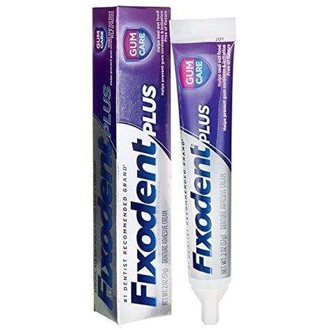 Fixodent Plus Denture Adhesive Cream Pack Of 2