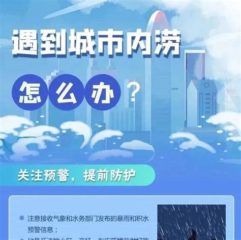 遭遇内涝如何自救？这份锦囊请收好！天气强降水易在