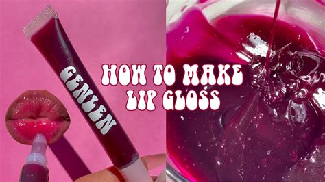 HOW TO MAKE LIP GLOSS IN DEPTH TUTORIAL EASY YouTube
