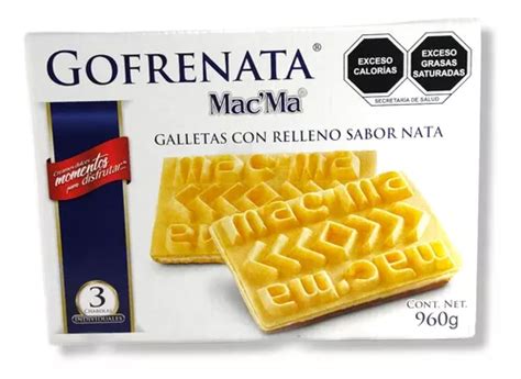 Galletas Gofrenata Macma 960 G MercadoLibre