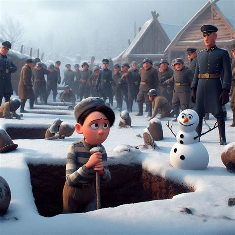 Jewish Boy Digging A Grave Offensive AI Pixar Know Your Meme