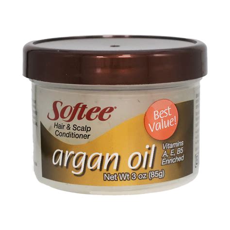 Softee Hair And Scalp Conditioner Argan Oil 3 Oz Pack Of 12