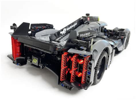 Lego Moc 42156 Peugeot 9x8 24h Le Mans Hybrid Hypercar Rc Mod For Led