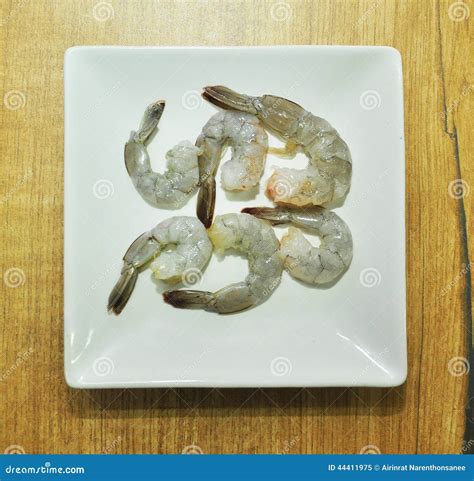 Prawn On The Table Stock Image Image Of Fresh Sushi 44411975