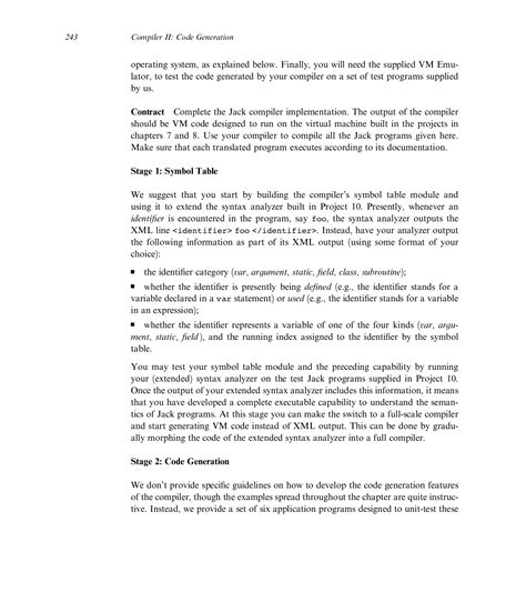 The Elements Of Computing Systems Building A Modern Computer From First Principles