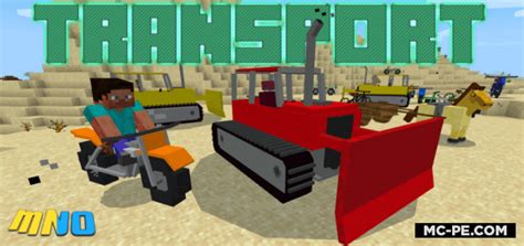 Transport [1 19] [1 18] [1 17] [1 16] — мод на транспорт Моды для Майнкрафт ПЕ на телефон