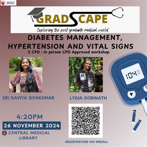 Gradscape Workshop Management Of Diabetes Hypertension And Vital