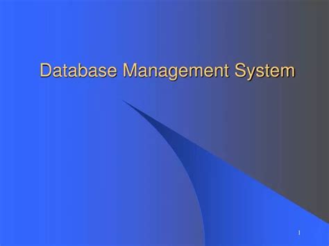 ppt database management system powerpoint presentation free download