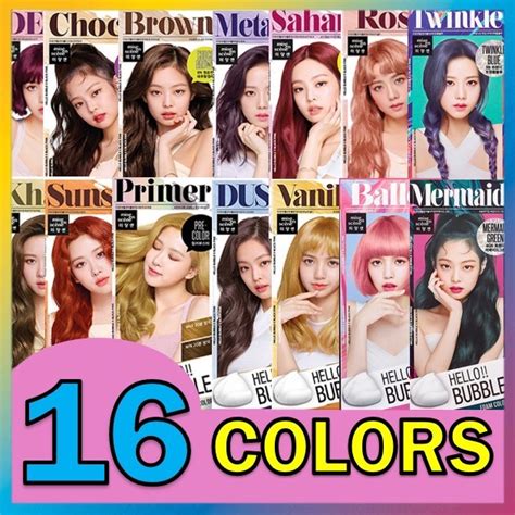 Jual Mise En Scene Hello Bubble Dye Hair Coloring 16 Colors Cat Rambut