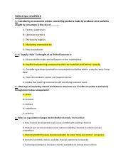 MKT 315 100 TOPIC 6 QUIZZ Docx TOPIC 6 Quiz CHAPTER 8 1
