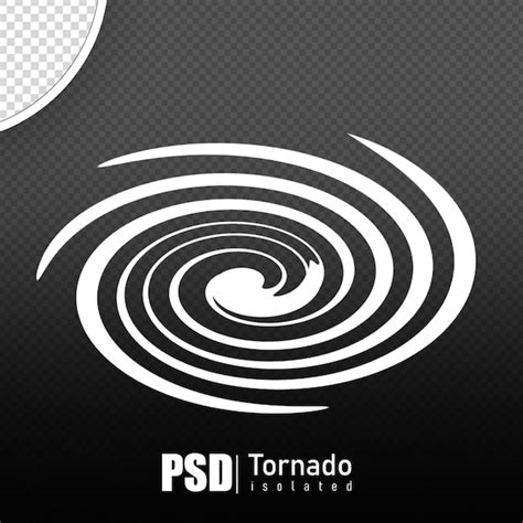 Premium PSD PSD Tornado Isolated D Render Realistic With No Background