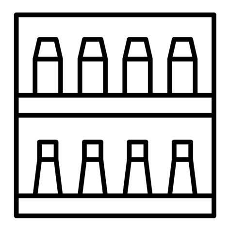 Premium Vector Shelf Vector Illustration Style