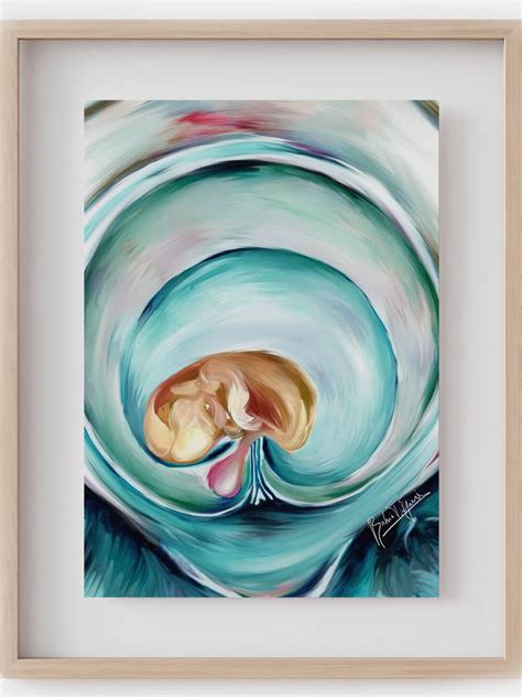 Fetus Extraembryonic Membranes Art Print Pregnancy T