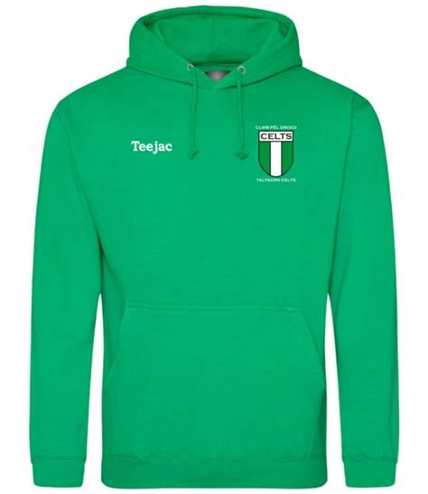 Talysarn Celts Classic Hoody Black Or Green Teejac