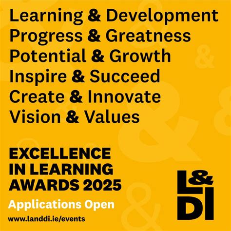 Before The Week Ends Start Your 2025 Excellence In Learning Awards