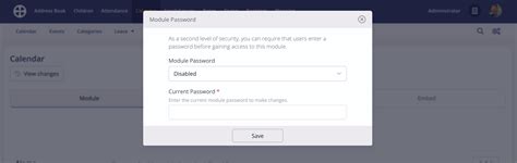 Setting A Password For A Module ChurchSuite Support Articles