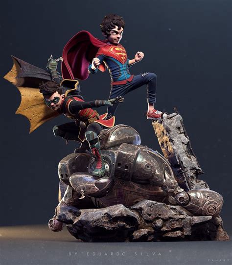 Artstation Super Sons Fanart Illustrations Original Art By Jorge Jiménez Eduardo Silva