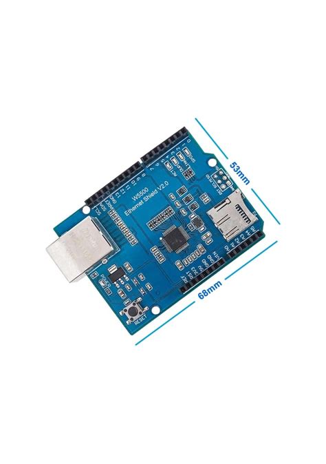 Arduino Ethernet Shield Wiznet W5500 33v Spı Tcpıp Udp Network Ağ Lan