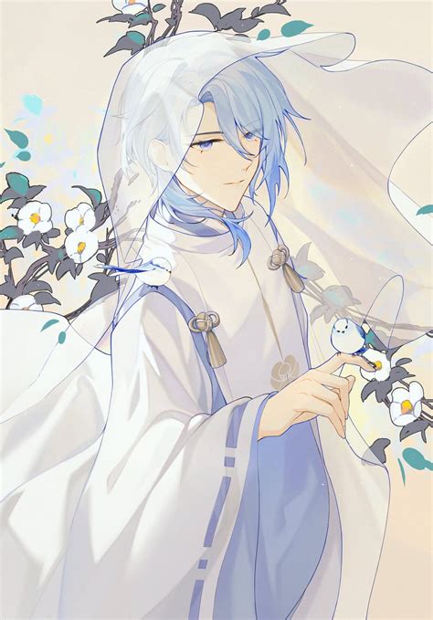 Kamisato Ayato Genshin Impact Drawn By Kokawaamon Danbooru