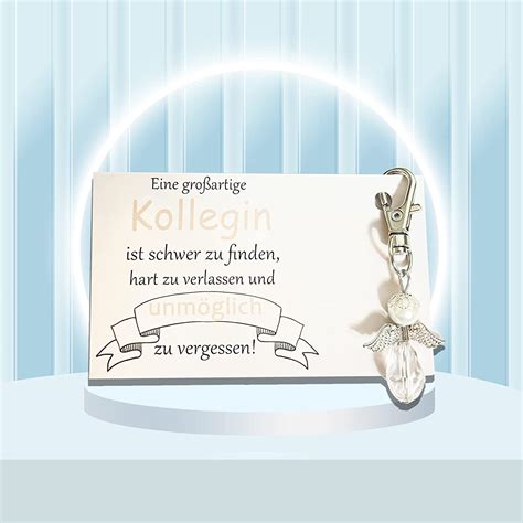 Schutzengel Schlüsselanhänger Für Abschiedsgeschenk Kollegen Jobwechsel