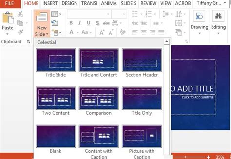 Celestial Powerpoint Template