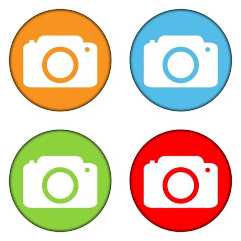 Camera Vector Icons Set — Stock Vector © Redkoala 29046397