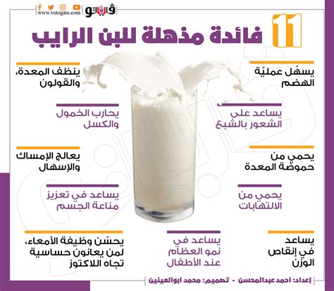 فوائد اللبن الرائب