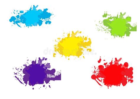 Paint Splatter Color Background Stock Illustrations 137 212 Paint