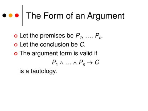 PPT Valid And Invalid Arguments PowerPoint Presentation Free Download ID
